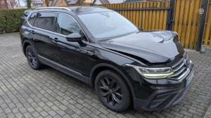 Melns Volkswagen Tiguan Allspace 2023 Viļņa, ar dzinēja tilpumu 1.50 L un nobraukumu 170 tūkst. km par 15600 €, foto  vietnē AUTOMOTO.COM.LV