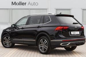 Black Volkswagen Tiguan Allspace 2023 in Ventspils, with an engine capacity of 2.00 L and mileage of 159 thousand km for 27250 €, photo 4 on AUTOMOTO.COM.LV