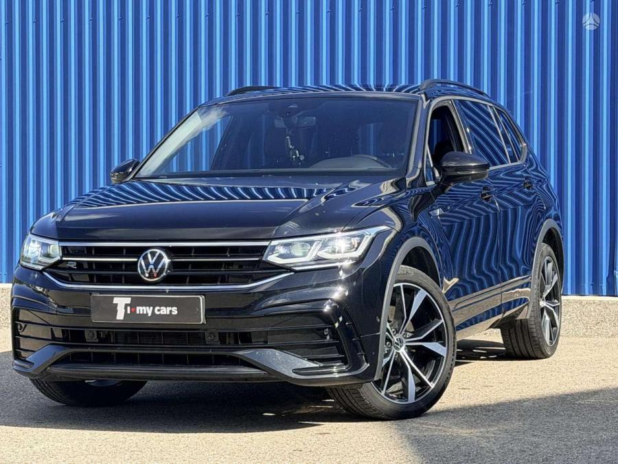 Melns Volkswagen Tiguan Allspace 2024 Kauņa, ar dzinēja tilpumu 1.98 L un nobraukumu 107 tūkst. km par 36500 €, foto 1 vietnē AUTOMOTO.COM.LV