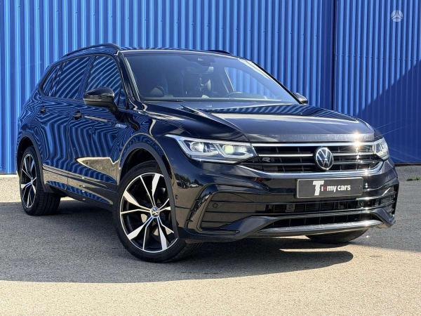 Black Volkswagen Tiguan Allspace 2024 in Kaunas, with an engine capacity of 1.98 L and mileage of 107 thousand km for 36500 €, photo 6 on AUTOMOTO.COM.LV