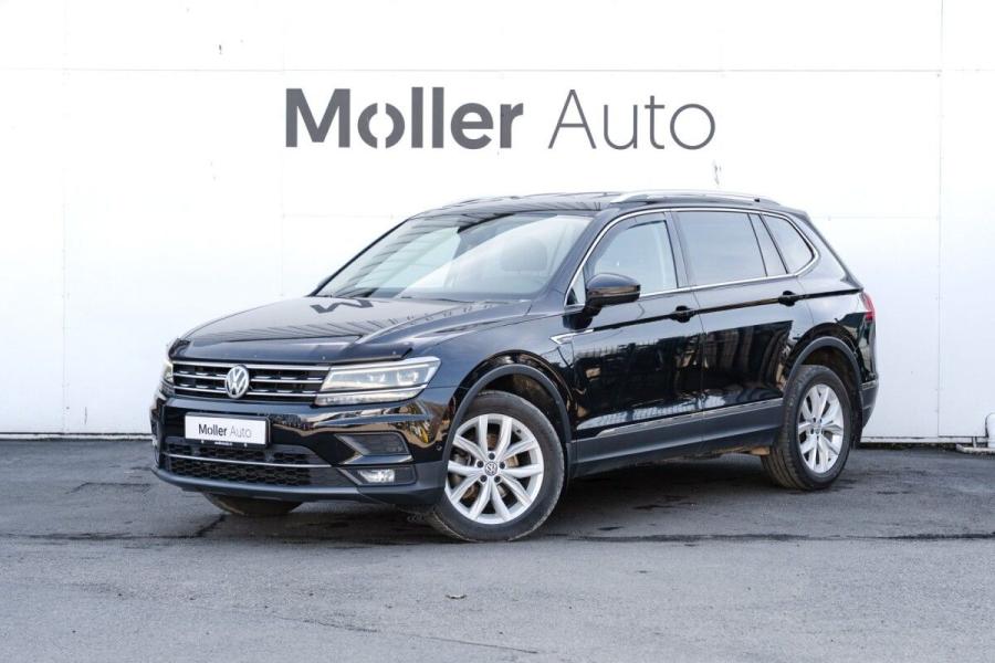 Melns Volkswagen Tiguan Allspace 2018 Rīga, ar dzinēja tilpumu 2.00 L un nobraukumu 163 tūkst. km par 16900 €, foto 1 vietnē AUTOMOTO.COM.LV