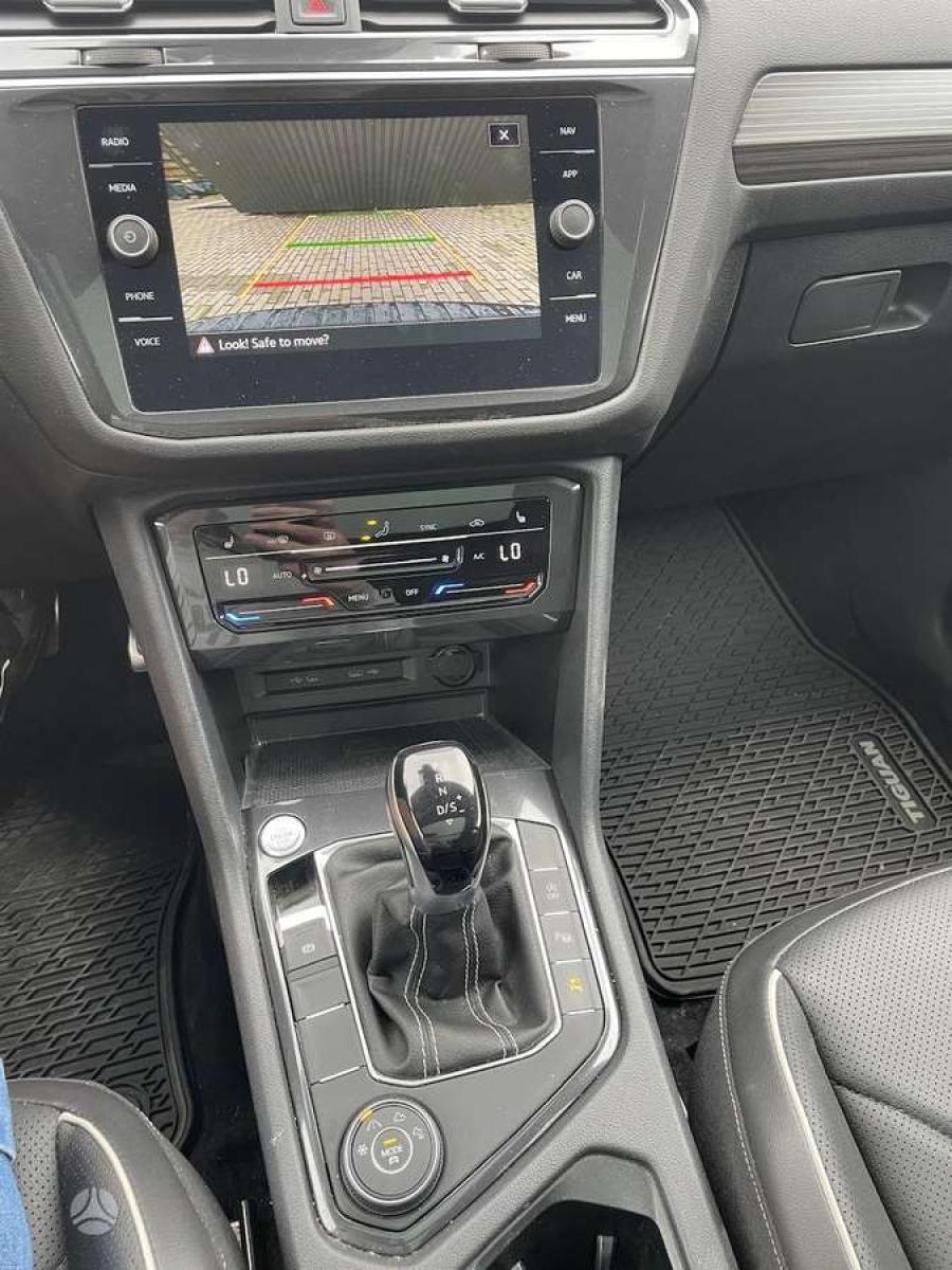 Черный Фольксваген Tiguan Allspace 2022 в Утена, объемом двигателя 2.00 л и пробегом 25 тыс. км за 23500 €, фото 10 на AUTOMOTO.COM.LV