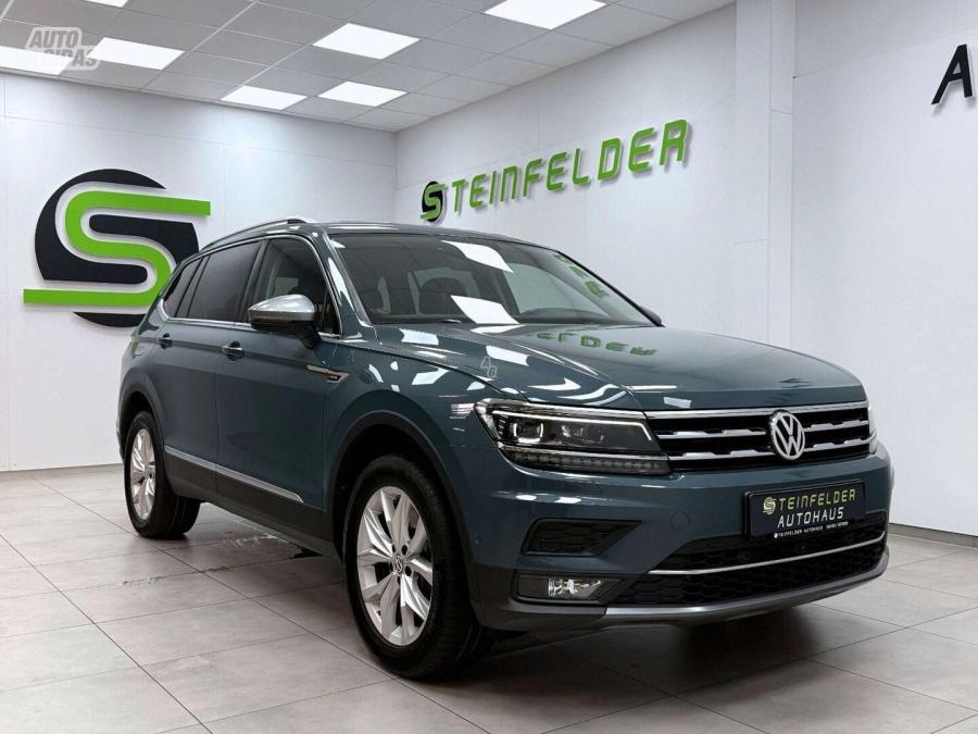 Blue Volkswagen Tiguan Allspace 2019 in Kaunas, with an engine capacity of 2.00 L and mileage of 59 thousand km for 32690 €, photo 1 on AUTOMOTO.COM.LV