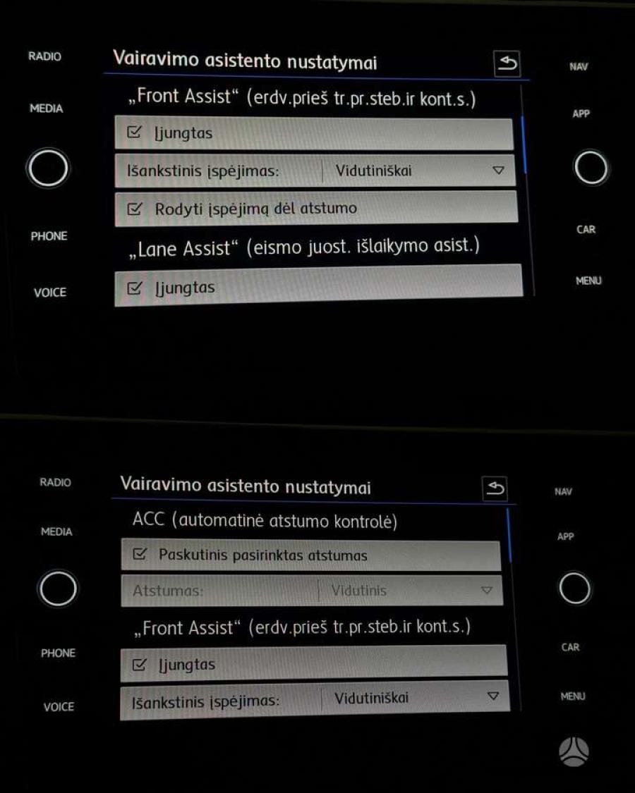 Blue Volkswagen Tiguan Allspace 2019 in Jonava, with an engine capacity of 1.97 L and mileage of 203 thousand km for 17250 €, photo 30 on AUTOMOTO.COM.LV
