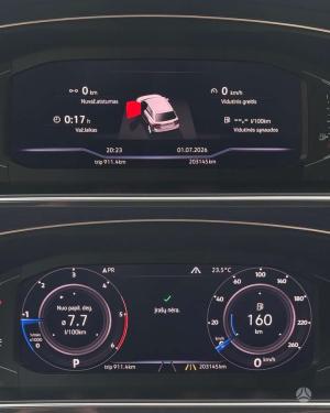 Blue Volkswagen Tiguan Allspace 2019 in Jonava, with an engine capacity of 1.97 L and mileage of 203 thousand km for 17250 €, photo 33 on AUTOMOTO.COM.LV