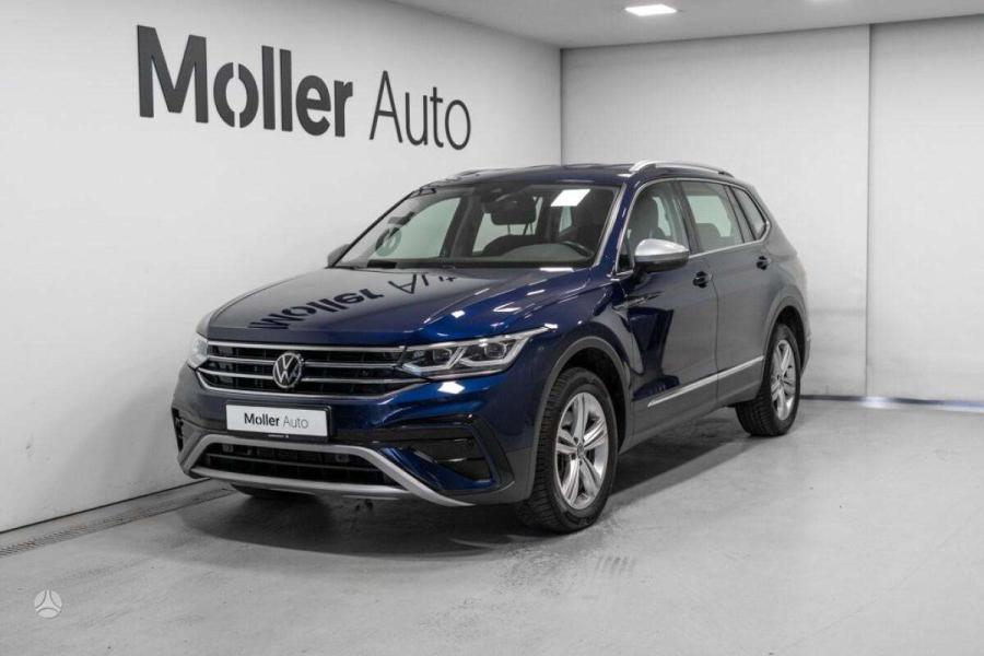 Синий Фольксваген Tiguan Allspace 2022 в Вильнюс, объемом двигателя 2.00 л и пробегом 134 тыс. км за 28900 €, фото 1 на AUTOMOTO.COM.LV