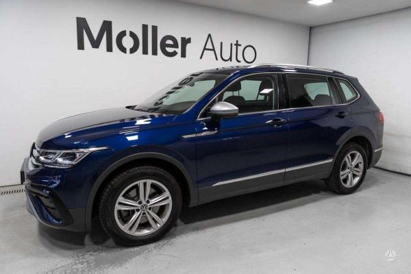 Zils Volkswagen Tiguan Allspace 2022 Viļņa, ar dzinēja tilpumu 2.00 L un nobraukumu 134 tūkst. km par 28900 €, foto 2 vietnē AUTOMOTO.COM.LV