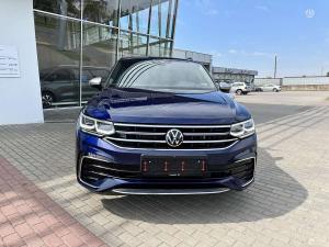 Blue Volkswagen Tiguan Allspace 2022 in Siauliai, with an engine capacity of 1.97 L and mileage of 165 thousand km for 24900 €, photo 3 on AUTOMOTO.COM.LV