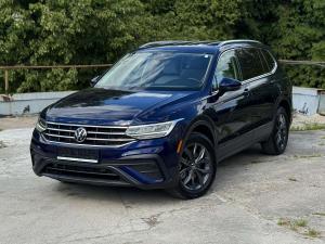 Zils Volkswagen Tiguan Allspace 2023 Viļņa, ar dzinēja tilpumu 1.98 L un nobraukumu 48 tūkst. km par 28200 €, foto  vietnē AUTOMOTO.COM.LV