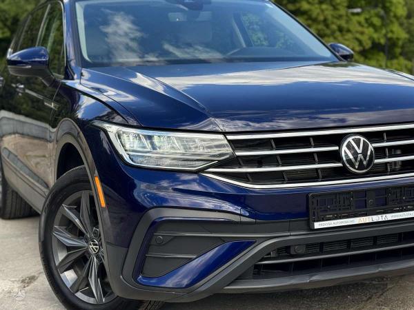 Синий Фольксваген Tiguan Allspace 2023 в Вильнюс, объемом двигателя 1.98 л и пробегом 48 тыс. км за 28200 €, фото 10 на AUTOMOTO.COM.LV