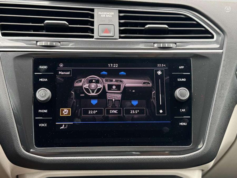 Zils Volkswagen Tiguan Allspace 2023 Viļņa, ar dzinēja tilpumu 1.98 L un nobraukumu 48 tūkst. km par 28200 €, foto 20 vietnē AUTOMOTO.COM.LV