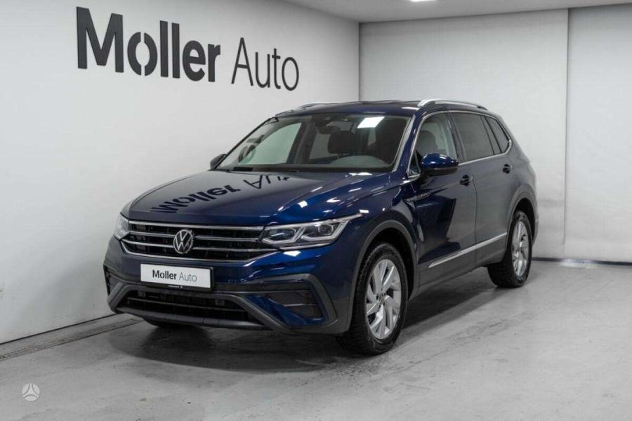 Zils Volkswagen Tiguan Allspace 2024 Viļņa, ar dzinēja tilpumu 1.50 L un nobraukumu 52 tūkst. km par 30900 €, foto 1 vietnē AUTOMOTO.COM.LV