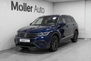 Zils Volkswagen Tiguan Allspace 2024 Viļņa, ar dzinēja tilpumu 1.50 L un nobraukumu 51 tūkst. km par 28100 €, foto  vietnē AUTOMOTO.COM.LV