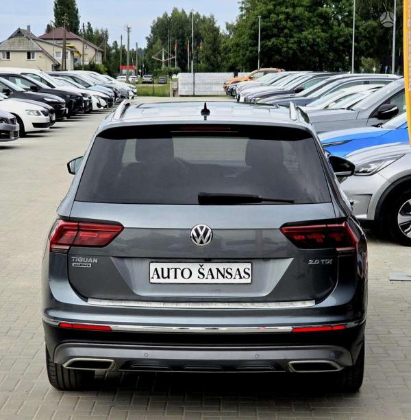 Brown Volkswagen Tiguan Allspace 2018 in Taurage, with an engine capacity of 1.97 L and mileage of 237 thousand km for 15850 €, photo 10 on AUTOMOTO.COM.LV