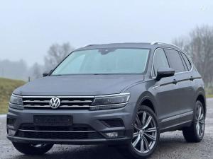 Pelēks Volkswagen Tiguan Allspace 2018 Utena, ar dzinēja tilpumu 1.97 L un nobraukumu 294 tūkst. km par 17750 €, foto 2 vietnē AUTOMOTO.COM.LV