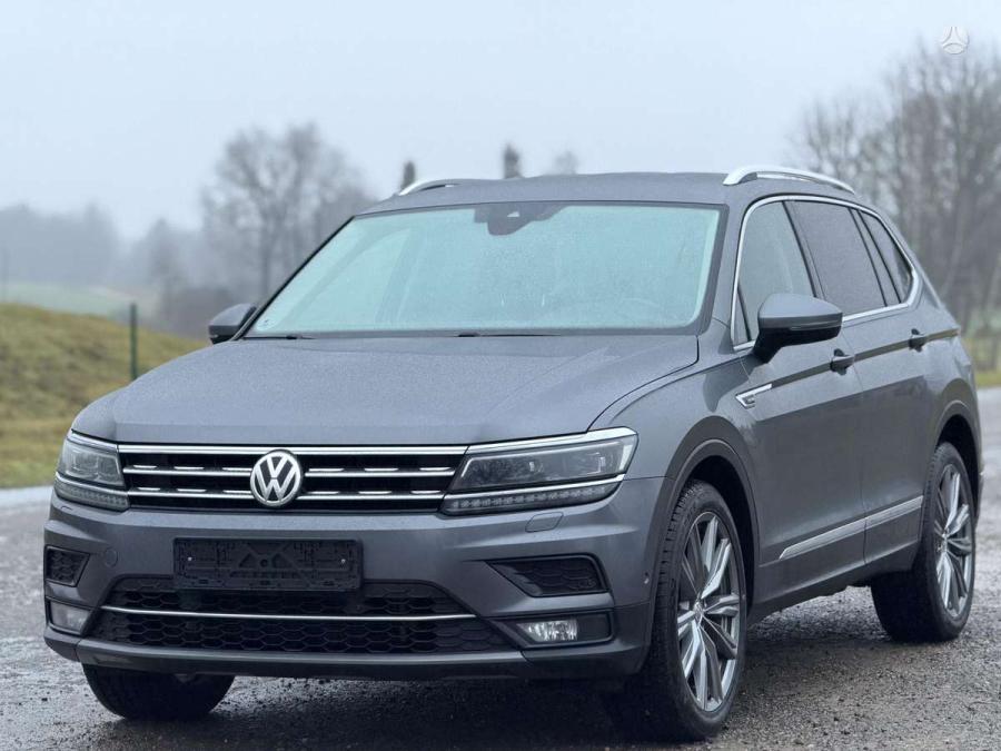 Pelēks Volkswagen Tiguan Allspace 2018 Utena, ar dzinēja tilpumu 1.97 L un nobraukumu 294 tūkst. km par 17750 €, foto 5 vietnē AUTOMOTO.COM.LV