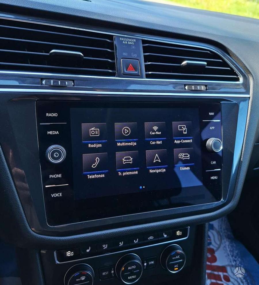 Серый Фольксваген Tiguan Allspace 2018 в Кретинга, объемом двигателя 1.97 л и пробегом 174 тыс. км за 17999 €, фото 36 на AUTOMOTO.COM.LV