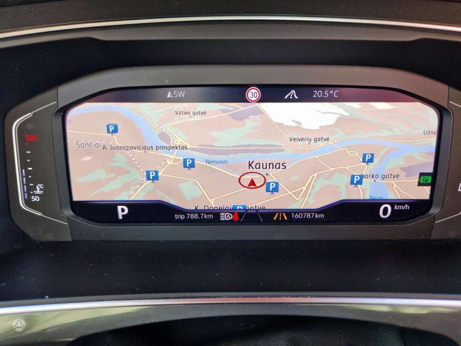 Pelēks Volkswagen Tiguan Allspace 2019 Kauņa, ar dzinēja tilpumu 1.97 L un nobraukumu 161 tūkst. km par 19500 €, foto 25 vietnē AUTOMOTO.COM.LV