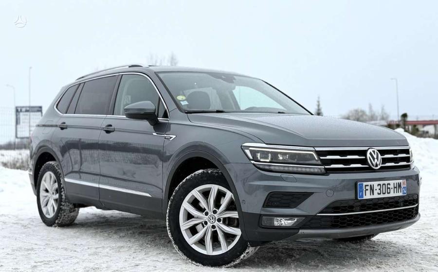 Pelēks Volkswagen Tiguan Allspace 2020 Tauragė, ar dzinēja tilpumu 1.97 L un nobraukumu 178 tūkst. km par 17900 €, foto 2 vietnē AUTOMOTO.COM.LV