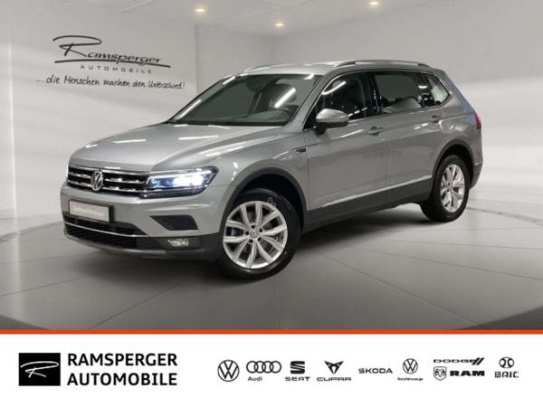 Pelēks Volkswagen Tiguan Allspace 2021 Kauņa, ar dzinēja tilpumu 1.50 L un nobraukumu 62 tūkst. km par 31846 €, foto 1 vietnē AUTOMOTO.COM.LV