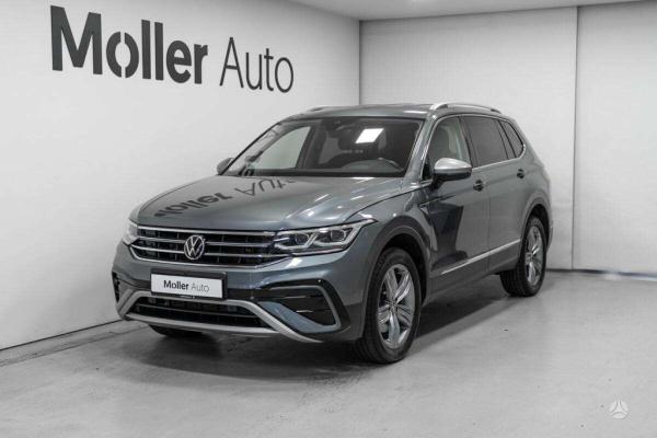 Pelēks Volkswagen Tiguan Allspace 2022 Viļņa, ar dzinēja tilpumu 2.00 L un nobraukumu 157 tūkst. km par 29250 €, foto 1 vietnē AUTOMOTO.COM.LV