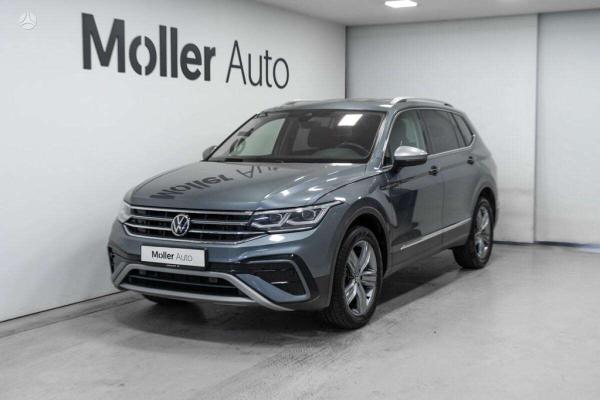Grey Volkswagen Tiguan Allspace 2022 in Vilnius, with an engine capacity of 2.00 L and mileage of 147 thousand km for 29200 €, photo 1 on AUTOMOTO.COM.LV