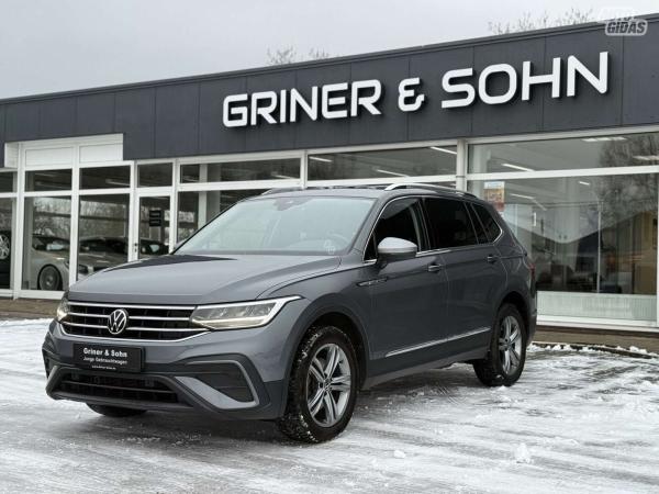 Grey Volkswagen Tiguan Allspace 2022 in Kaunas, with an engine capacity of 2.00 L and mileage of 59 thousand km for 31910 €, photo 1 on AUTOMOTO.COM.LV