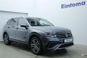 Pelēks Volkswagen Tiguan Allspace 2022 Viļņa, ar dzinēja tilpumu 1.50 L un nobraukumu 88 tūkst. km par 27900 €, foto  vietnē AUTOMOTO.COM.LV