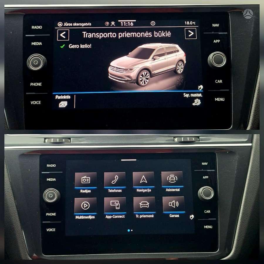 Grey Volkswagen Tiguan Allspace 2022 in Taurage, with an engine capacity of 1.97 L and mileage of 236 thousand km for 21800 €, photo 30 on AUTOMOTO.COM.LV