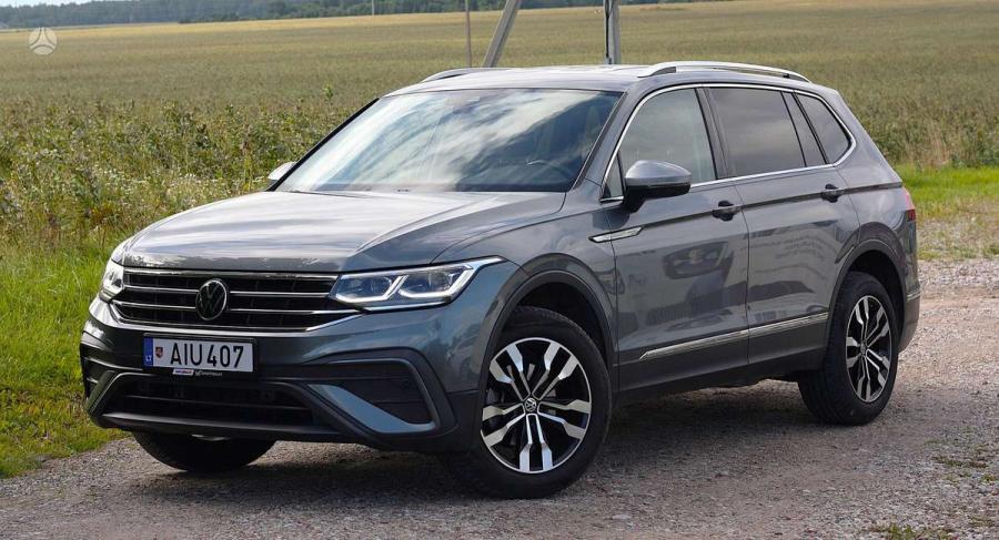 Серый Фольксваген Tiguan Allspace 2022 в Кретинга, объемом двигателя 1.50 л и пробегом 27 тыс. км за 28499 €, фото 3 на AUTOMOTO.COM.LV