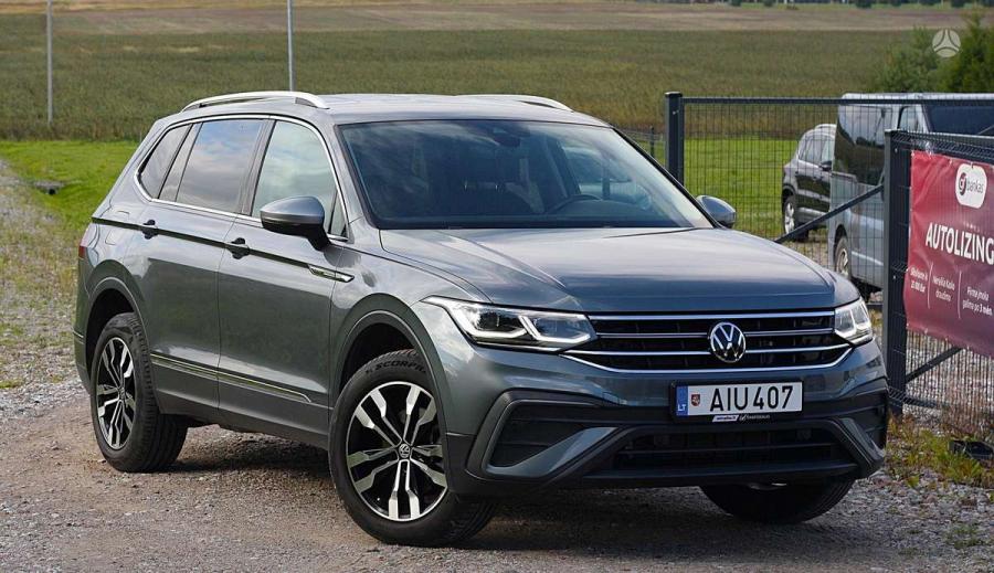 Серый Фольксваген Tiguan Allspace 2022 в Кретинга, объемом двигателя 1.50 л и пробегом 27 тыс. км за 28499 €, фото 9 на AUTOMOTO.COM.LV