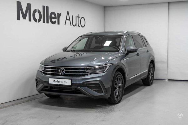Grey Volkswagen Tiguan Allspace 2024 in Vilnius, with an engine capacity of 1.50 L and mileage of 49 thousand km for 30300 €, photo 1 on AUTOMOTO.COM.LV
