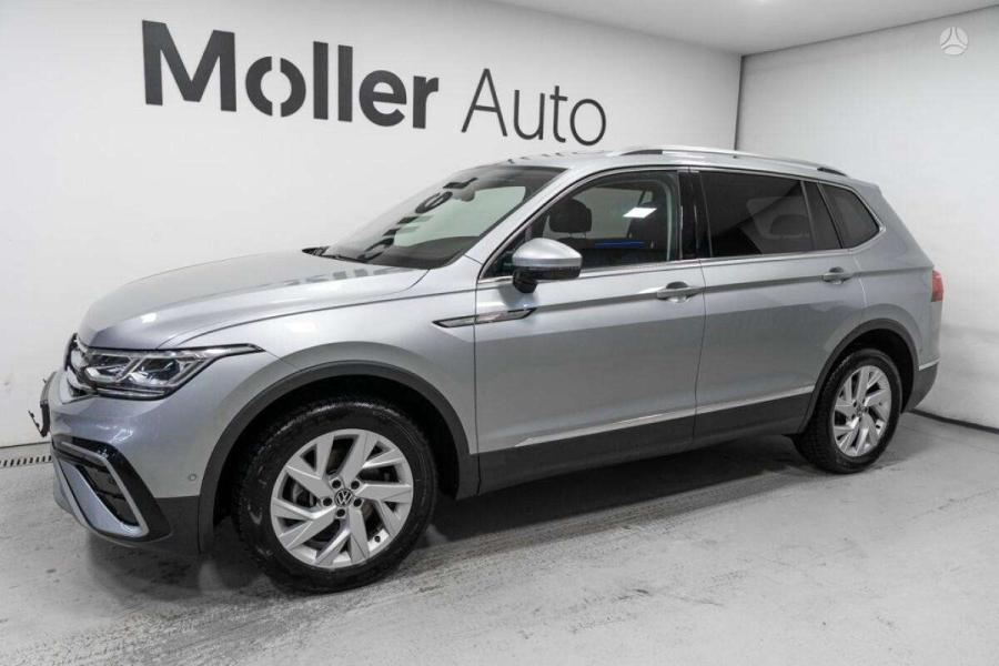 Pelēks Volkswagen Tiguan Allspace 2024 Viļņa, ar dzinēja tilpumu 1.50 L un nobraukumu 47 tūkst. km par 31900 €, foto 2 vietnē AUTOMOTO.COM.LV