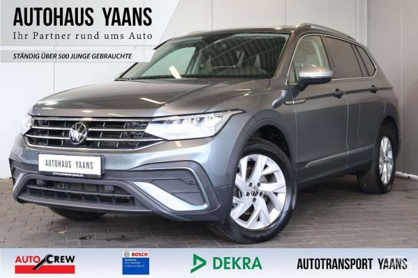 Pelēks Volkswagen Tiguan Allspace 2024 Kauņa, ar dzinēja tilpumu 1.50 L un nobraukumu 26 tūkst. km par 32579 €, foto 1 vietnē AUTOMOTO.COM.LV