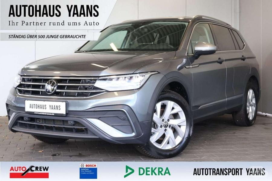 Pelēks Volkswagen Tiguan Allspace 2024 Kauņa, ar dzinēja tilpumu 1.50 L un nobraukumu 26 tūkst. km par 32579 €, foto 1 vietnē AUTOMOTO.COM.LV