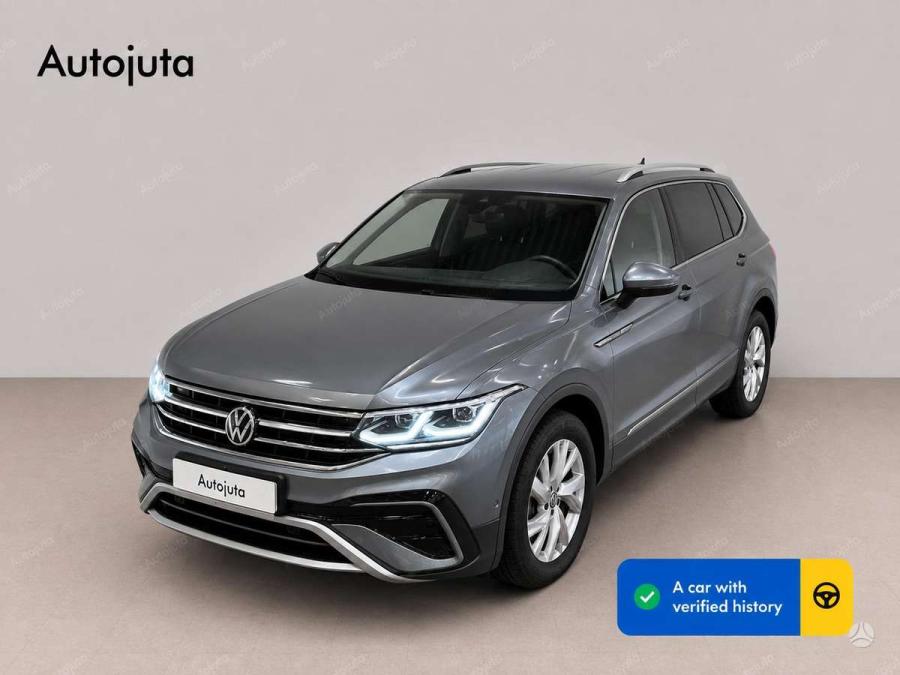 Pelēks Volkswagen Tiguan Allspace 2025 Kauņa, ar dzinēja tilpumu 1.98 L un nobraukumu 46 tūkst. km par 33900 €, foto 1 vietnē AUTOMOTO.COM.LV