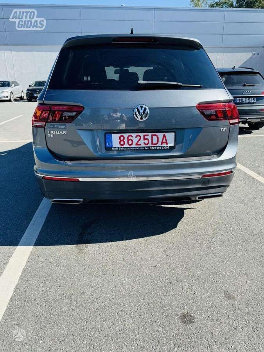Серый Фольксваген Tiguan Allspace 2018 в Паланга, объемом двигателя 2.00 л и пробегом 131 тыс. км за 16950 €, фото 9 на AUTOMOTO.COM.LV