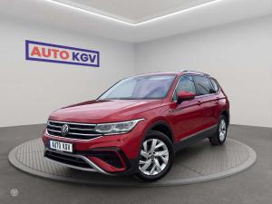 Red Volkswagen Tiguan Allspace 2023 in Kaunas, with an engine capacity of 1.50 L and mileage of 105 thousand km for 26999 €, photo  on AUTOMOTO.COM.LV