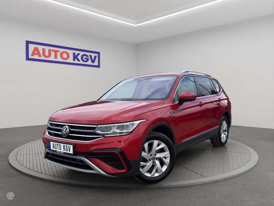 Sarkans Volkswagen Tiguan Allspace 2023 Kauņa, ar dzinēja tilpumu 1.50 L un nobraukumu 105 tūkst. km par 26999 €, foto 1 vietnē AUTOMOTO.COM.LV