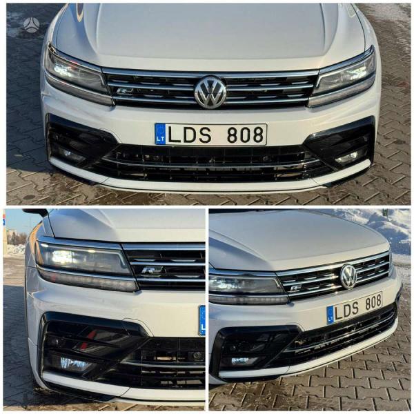 White Volkswagen Tiguan Allspace 2018 in Vilnius, with an engine capacity of 1.98 L and mileage of 178 thousand km for 16900 €, photo 10 on AUTOMOTO.COM.LV