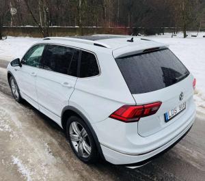 Белый Фольксваген Tiguan Allspace 2018 в Вильнюс, объемом двигателя 1.97 л и пробегом 180 тыс. км за 15950 €, фото 14 на AUTOMOTO.COM.LV