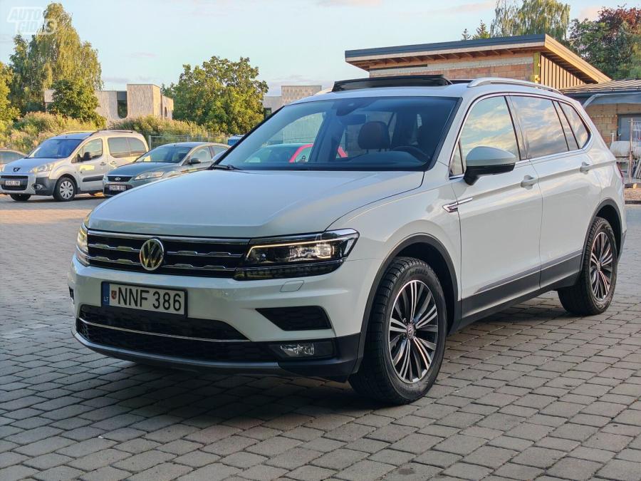 Balts Volkswagen Tiguan Allspace 2018 Kauņa, ar dzinēja tilpumu 2.00 L un nobraukumu 141 tūkst. km par 17900 €, foto 4 vietnē AUTOMOTO.COM.LV
