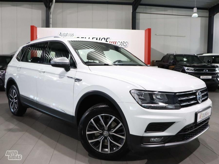 White Volkswagen Tiguan Allspace 2019 in Kaunas, with an engine capacity of 2.00 L and mileage of 72 thousand km for 24689 €, photo 2 on AUTOMOTO.COM.LV
