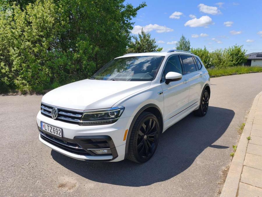 Balts Volkswagen Tiguan Allspace 2019 Viļņa, ar dzinēja tilpumu 2.00 L un nobraukumu 167 tūkst. km par 18900 €, foto 3 vietnē AUTOMOTO.COM.LV