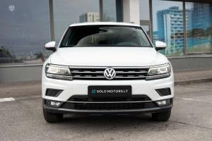 White Volkswagen Tiguan Allspace 2019 in Vilnius, with an engine capacity of 1.97 L and mileage of 186 thousand km for 16950 €, photo 11 on AUTOMOTO.COM.LV