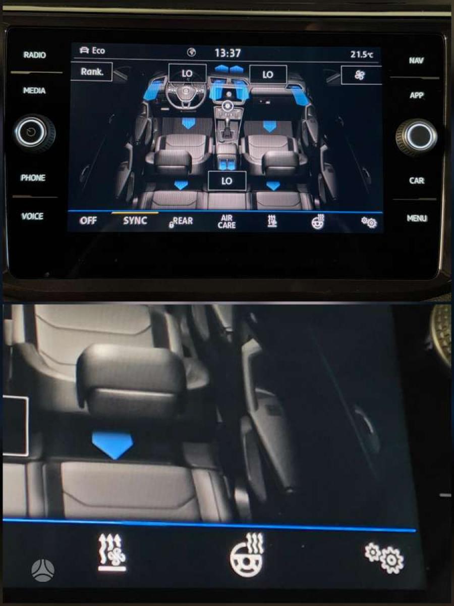 Balts Volkswagen Tiguan Allspace 2019 Jonava, ar dzinēja tilpumu 2.00 L un nobraukumu 270 tūkst. km par 15500 €, foto 16 vietnē AUTOMOTO.COM.LV