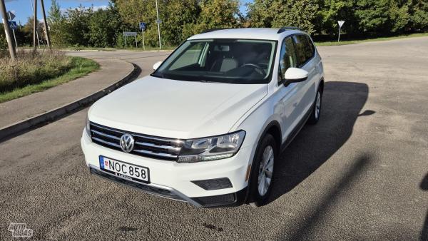 White Volkswagen Tiguan Allspace 2019 in Akmene, with an engine capacity of 2.00 L and mileage of 80 thousand km for 14200 €, photo 1 on AUTOMOTO.COM.LV