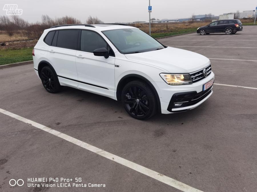 White Volkswagen Tiguan Allspace 2021 in Kaunas, with an engine capacity of 2.00 L and mileage of 144 thousand km for 19500 €, photo 2 on AUTOMOTO.COM.LV