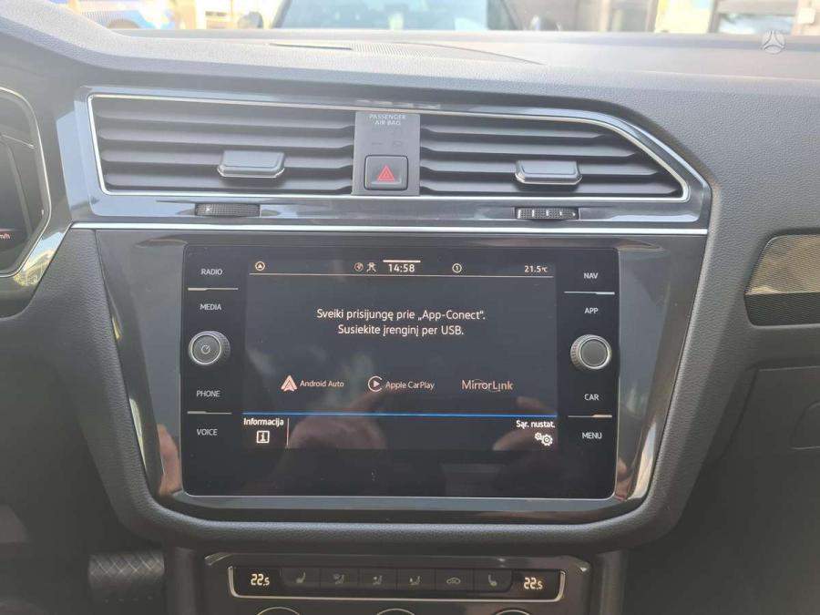 Balts Volkswagen Tiguan Allspace 2021 Šauļi, ar dzinēja tilpumu 1.50 L un nobraukumu 185 tūkst. km par 20500 €, foto 28 vietnē AUTOMOTO.COM.LV