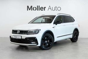White Volkswagen Tiguan Allspace 2021 in Vilnius, with an engine capacity of 2.00 L and mileage of 196 thousand km for 20900 €, photo  on AUTOMOTO.COM.LV